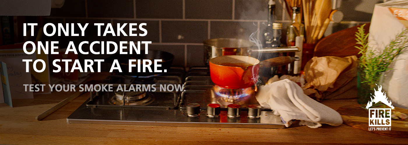 Fire Kills – Test your smoke alarm now and every month
